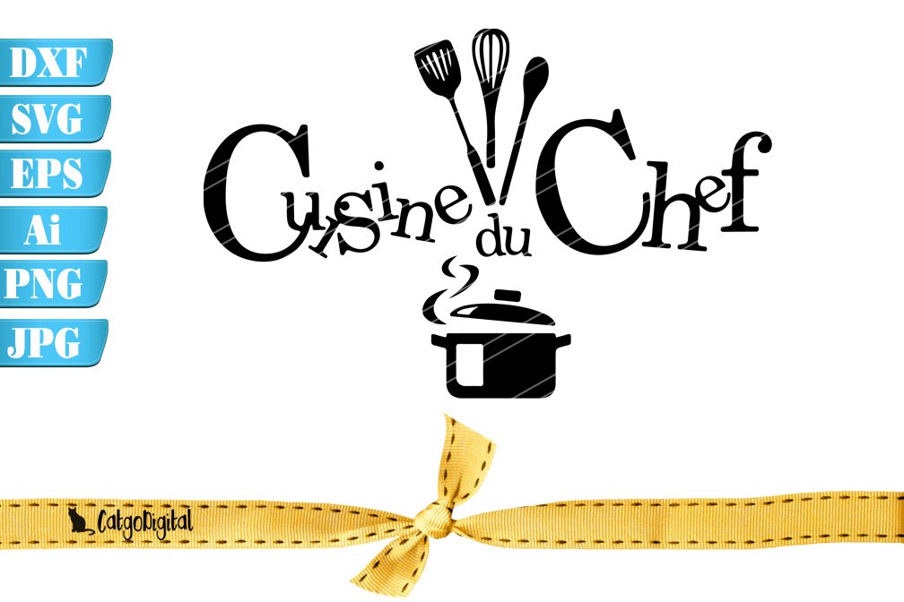 Kitchen Graphic Cuisine Cook Decor SVG PNG EPS JPEG DXF AI