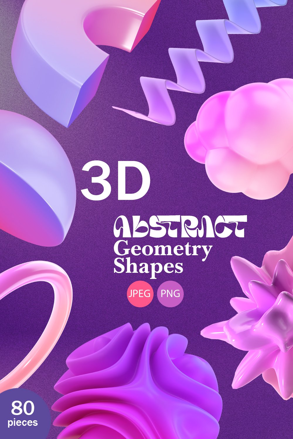 3D Abstract Geometry Shapes