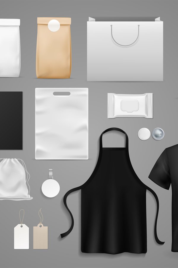 Mock up for cafe. Realistic paper menu styled up for restaur