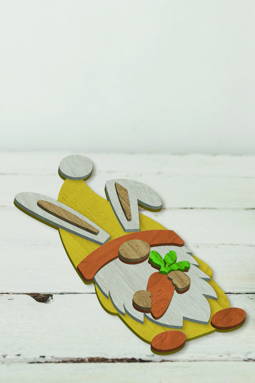 Easter Decorative Gnome, Layered Template