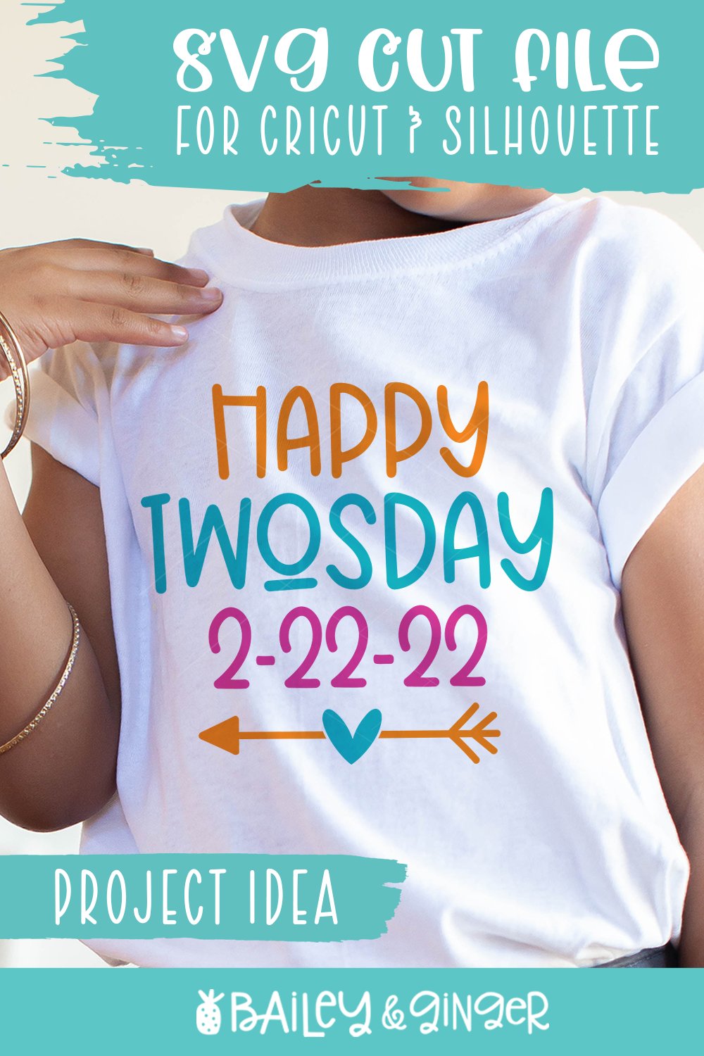 Happy Twosday 2-22-22 SVG Cut File for Kids