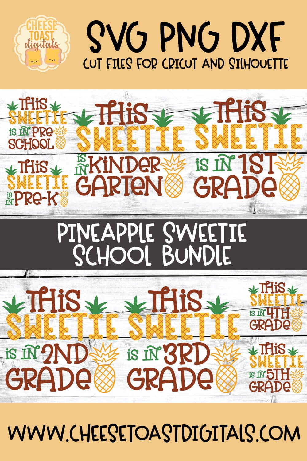 Back to School SVG | Pineapple Sweetie School Bundle