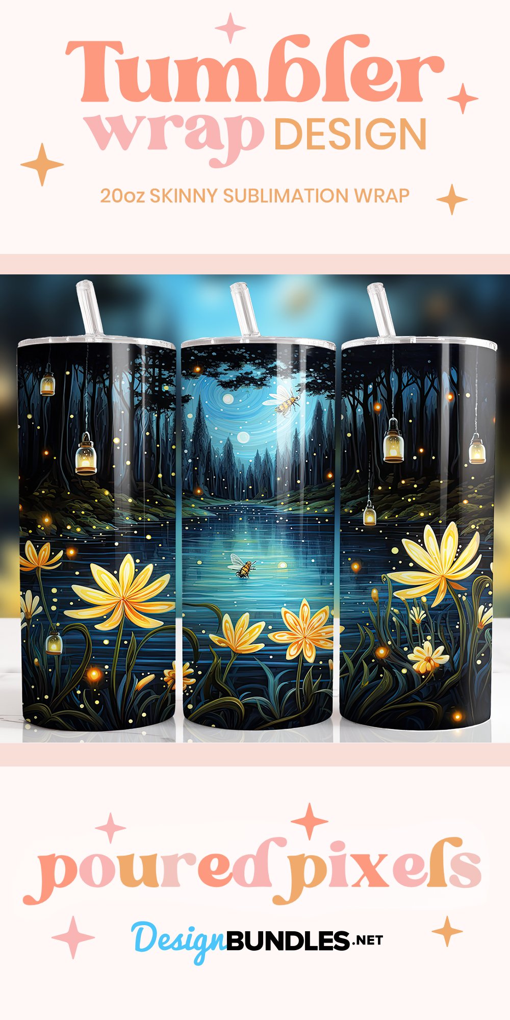 Firefly Bog Tumbler Wrap Design