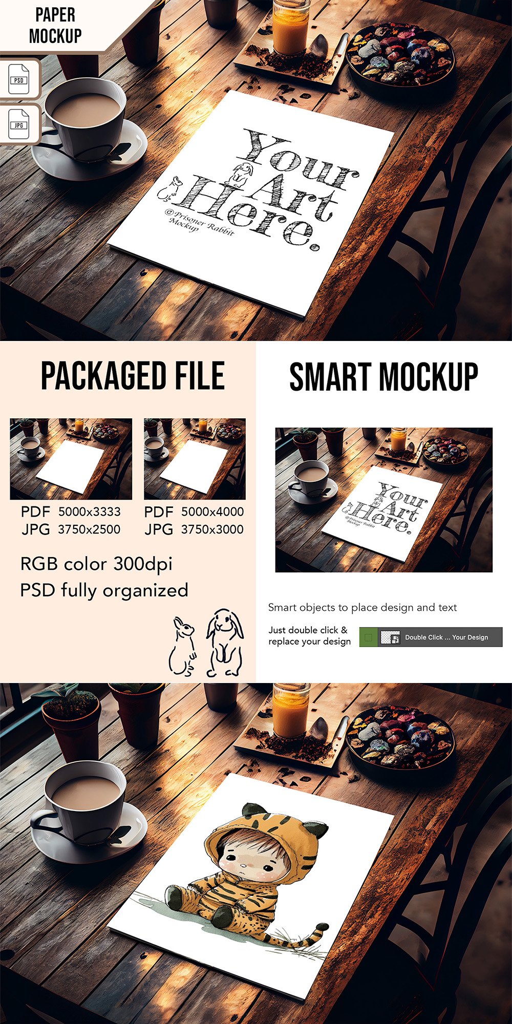 Sketch Pad Drawing Smart Mockup PSD & JPG Template (2772710)