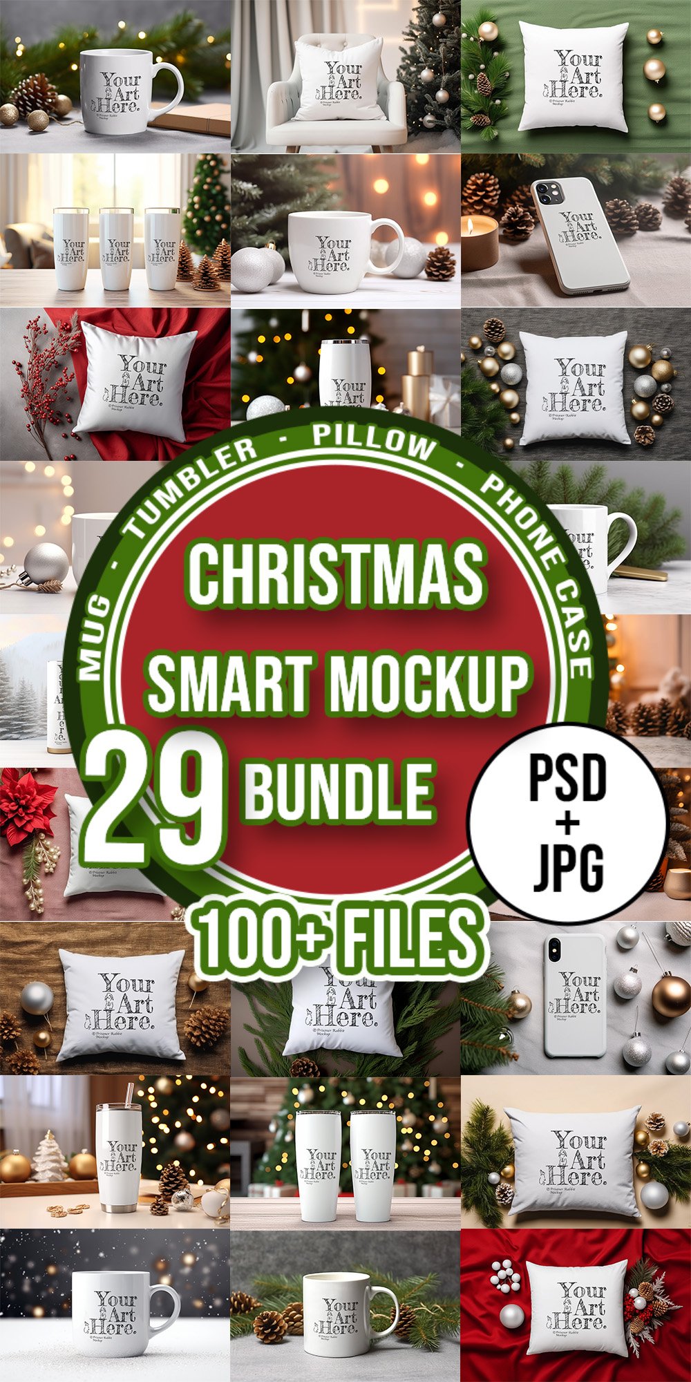 Christmas New Year Seasonal Smart Mockup BIG (2785013)