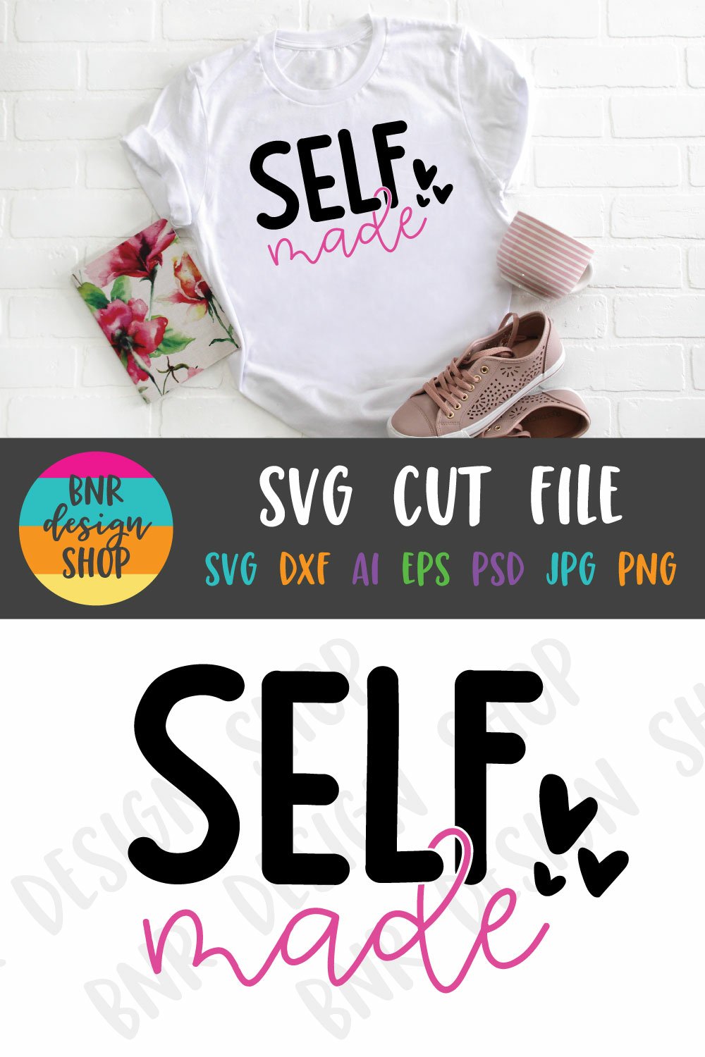 Self Made SVG, Boss Babe SVG, SVG File, Cut File