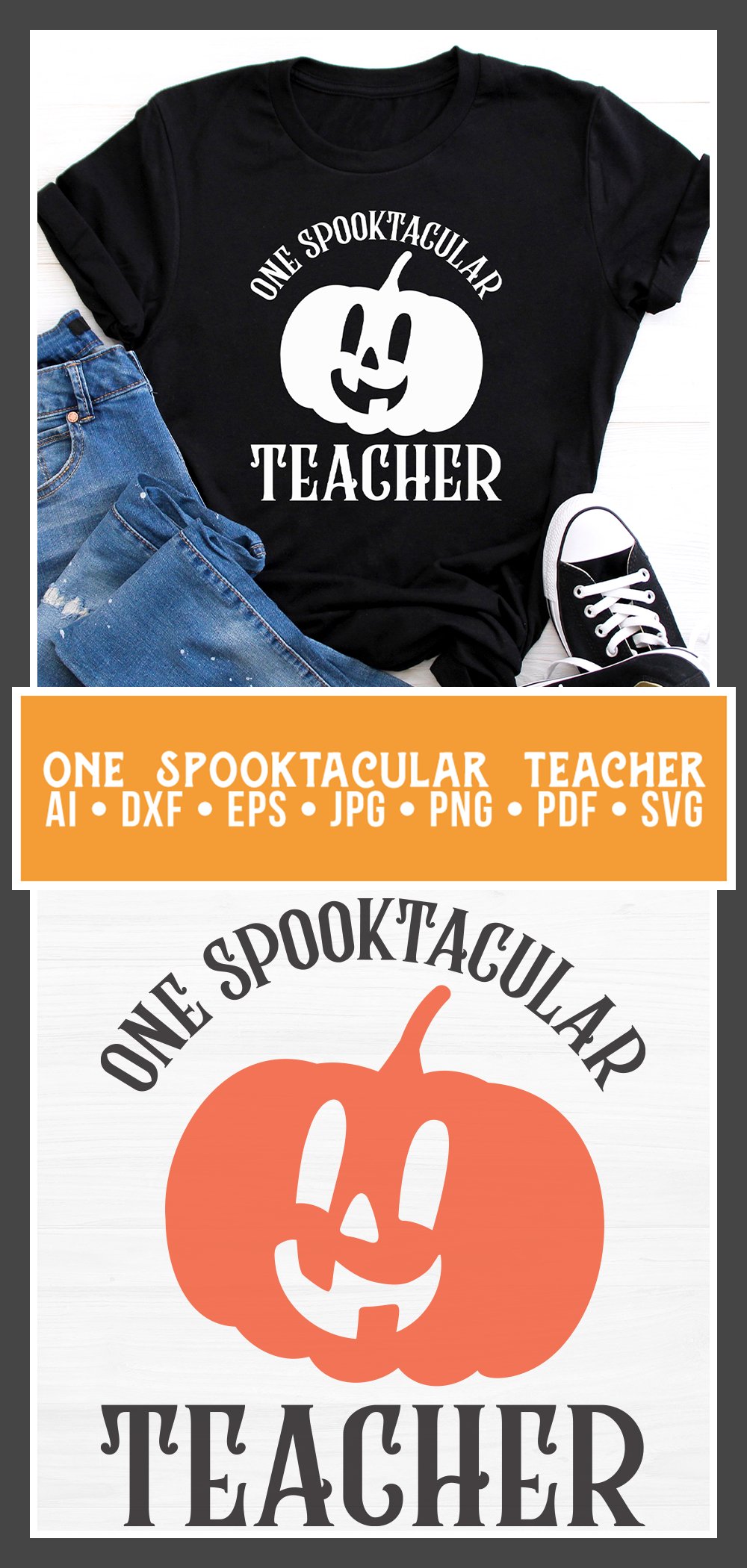 One Spooktacular Teacher SVG