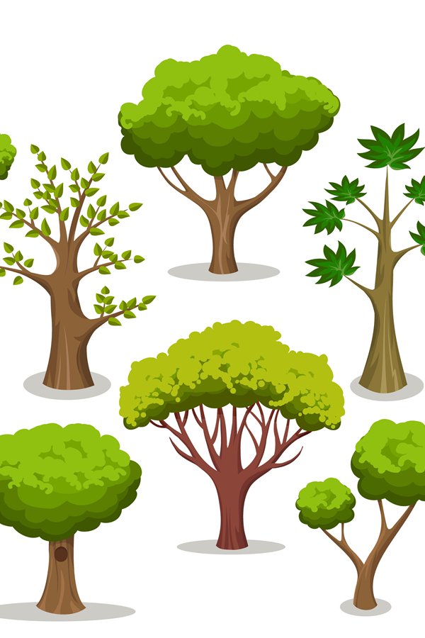Cartoon tree collection
