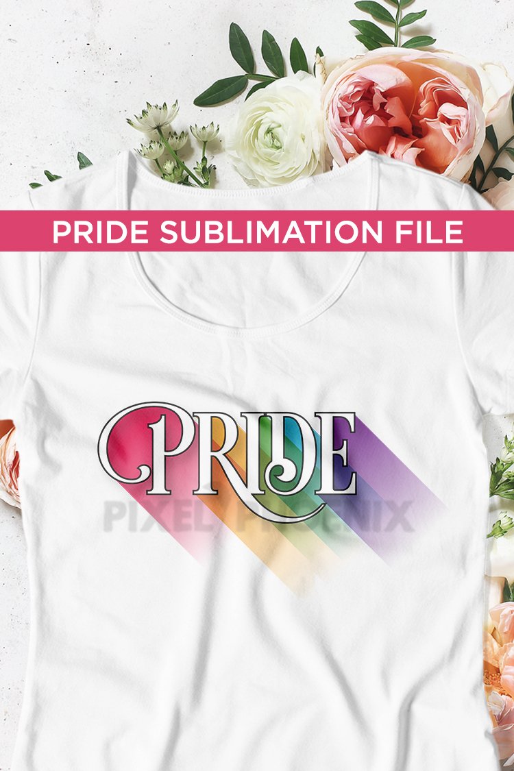 PRIDE Sublimation design for T Shirts