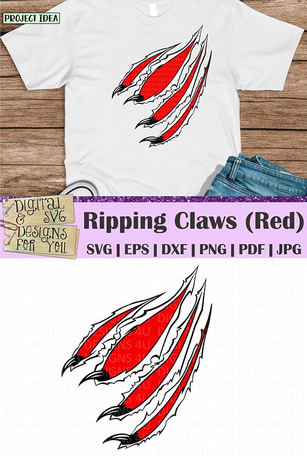 Ripping Claws | Monster claws | Claws SVG | Halloween SVG
