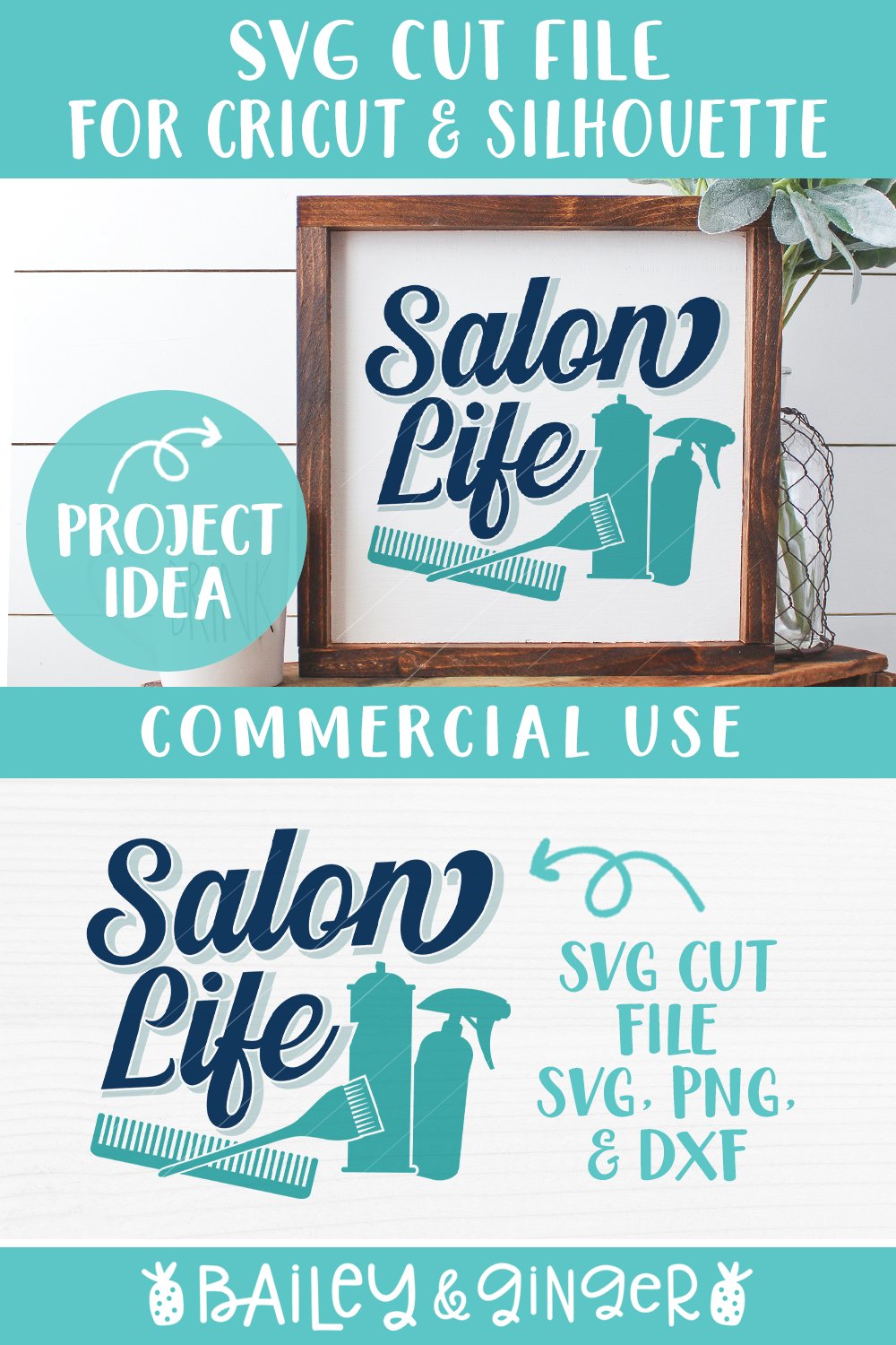 Salon Life SVG - Hair Stylist SVG - Hairdresser Gift SVG