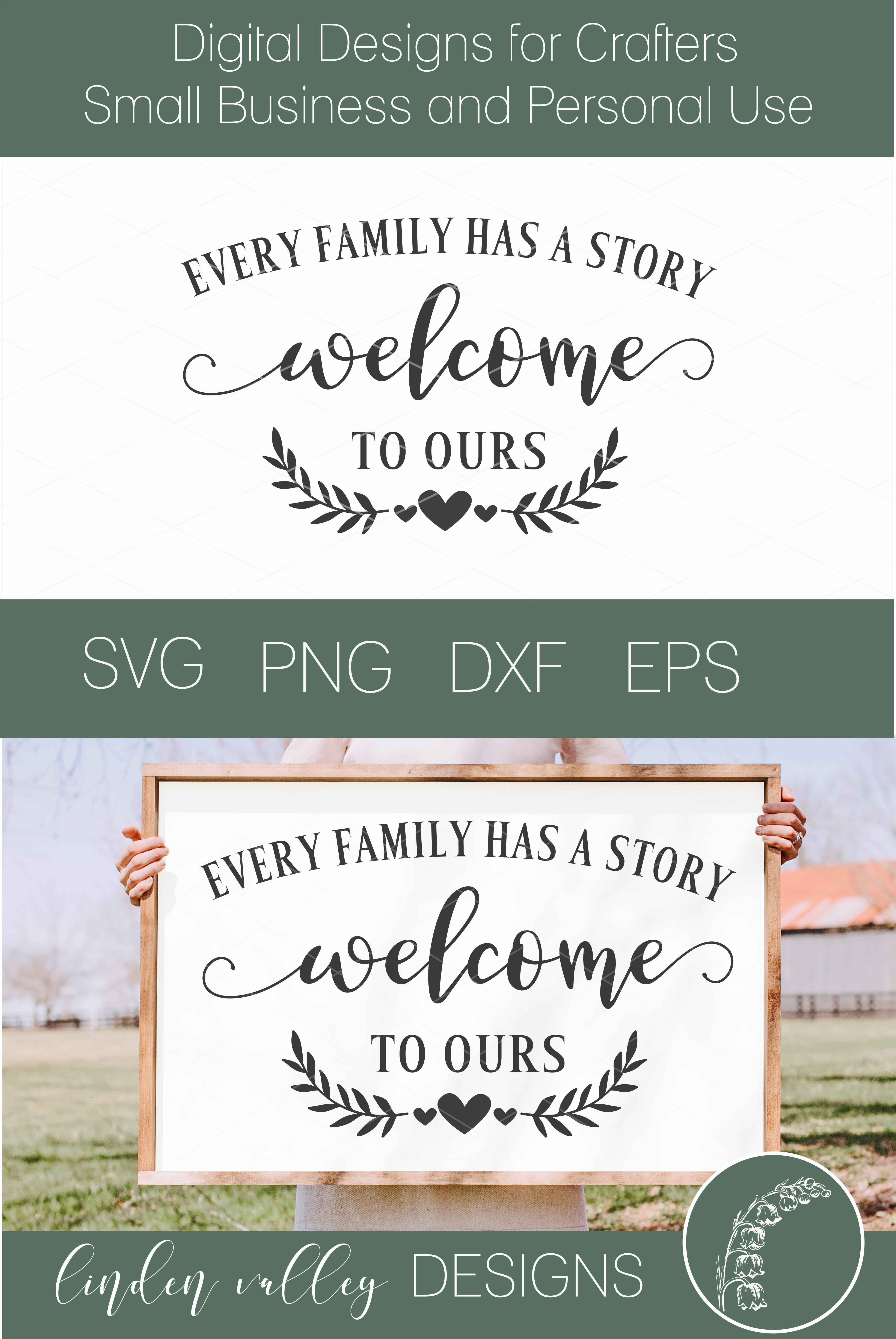 Every Family Has A Story SVG|Welcome To Ours|Family SVG