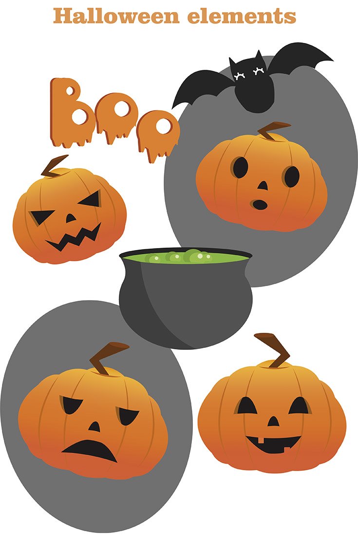 Hand drawn Halloween clipart, Halloween character