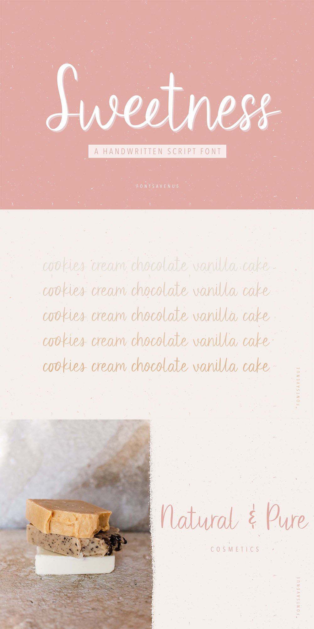 Sweetness | Handwritten Script Font