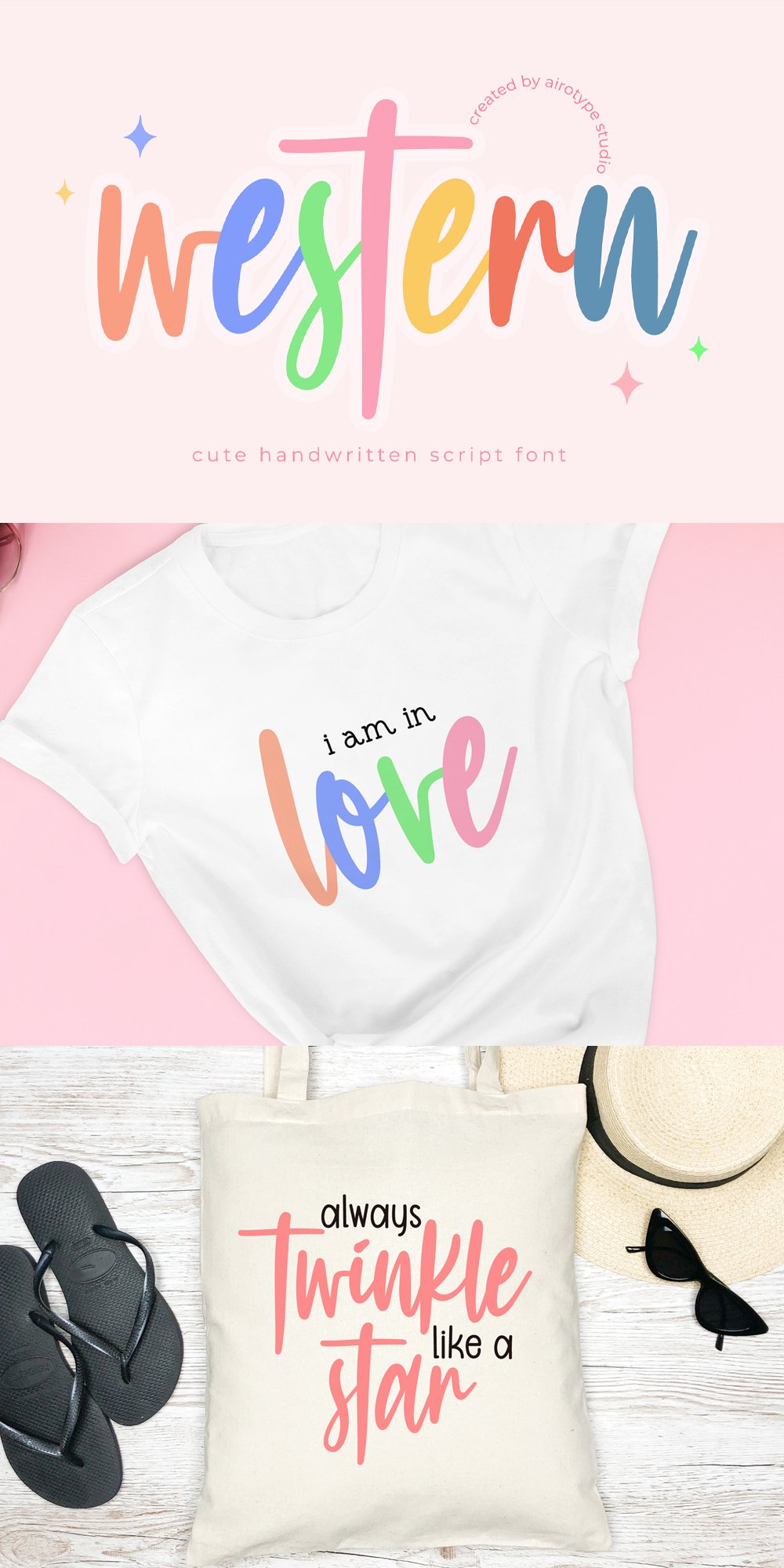 Western - Bouncy Handwritten Font