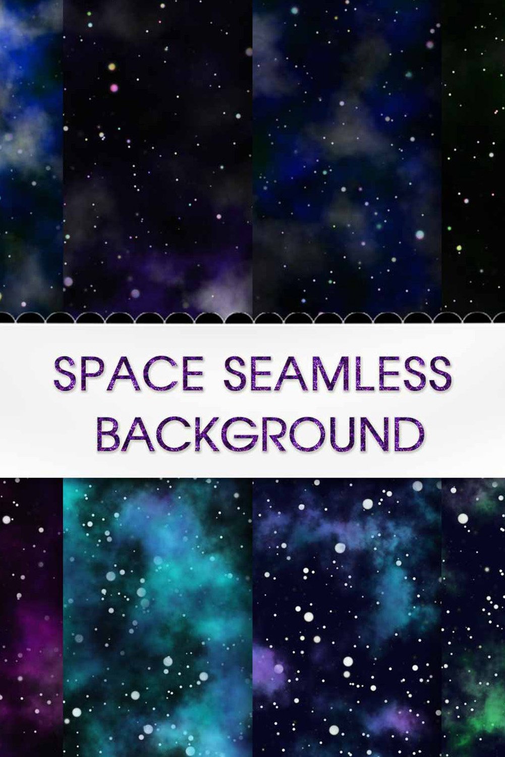 Space, Galaxy, Stars Backgrounds Digital Paper