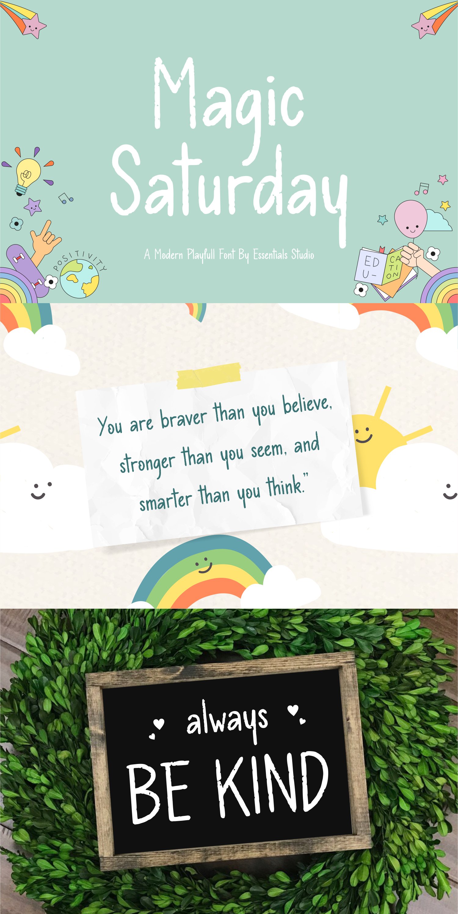 Magic Saturday - Playfull Handwritten Font