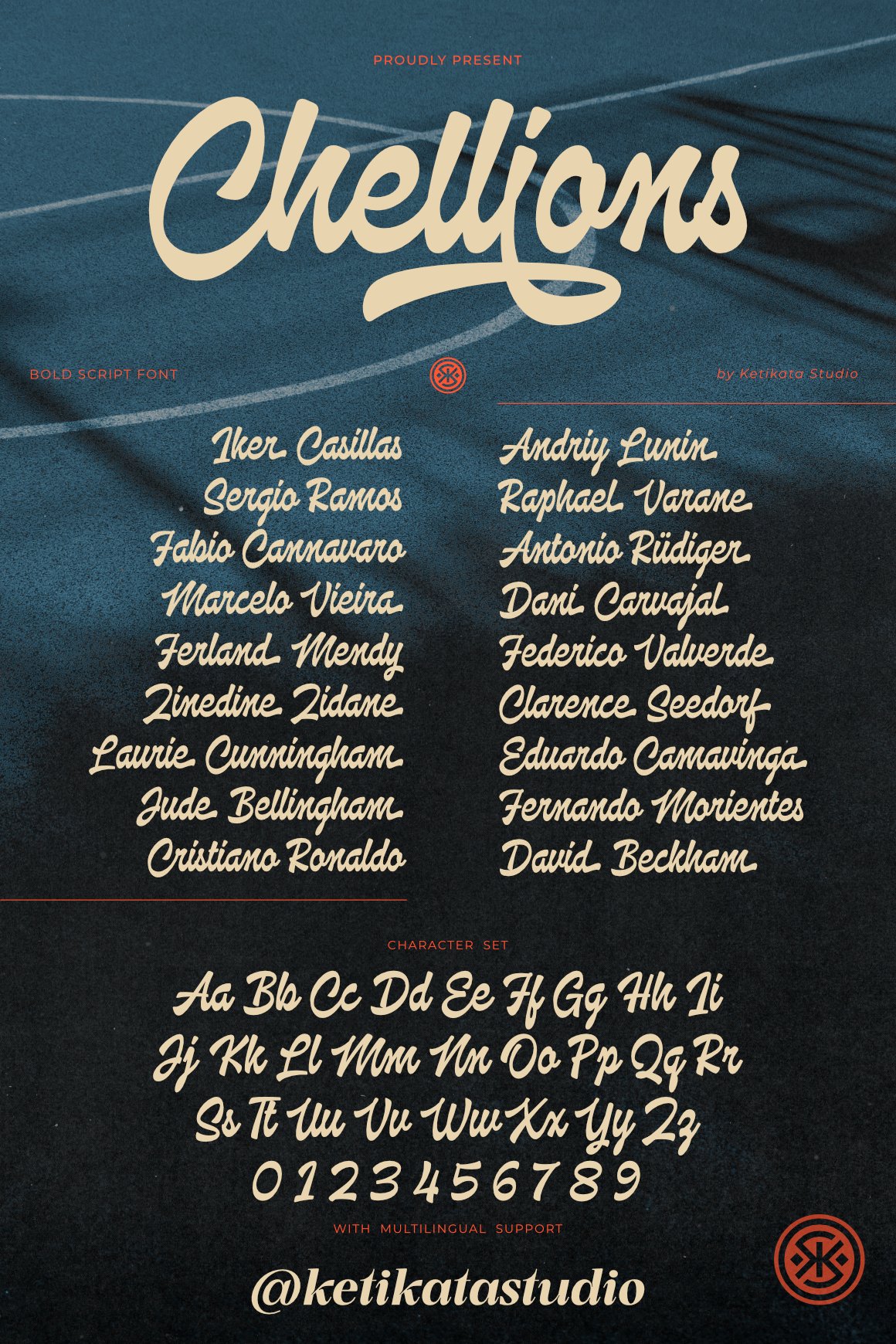 Chellions Bold Script Font