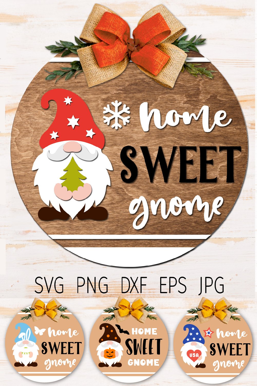 Round sign svg bundle, gnome signs, interchangeable sign