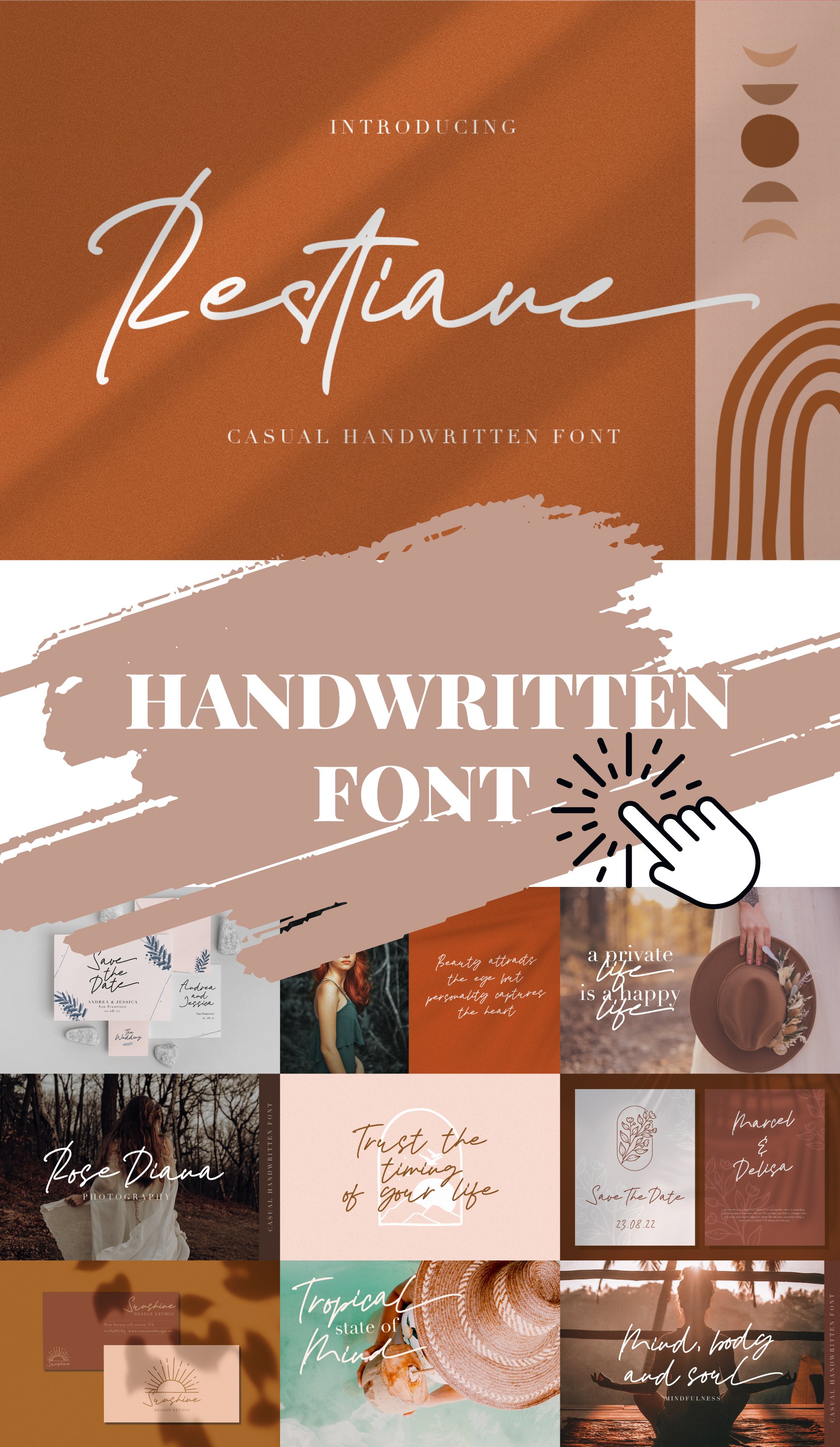Restiane - Casual Handwritten Font