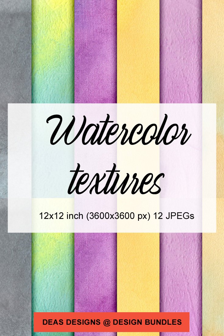 Watercolor digital papers