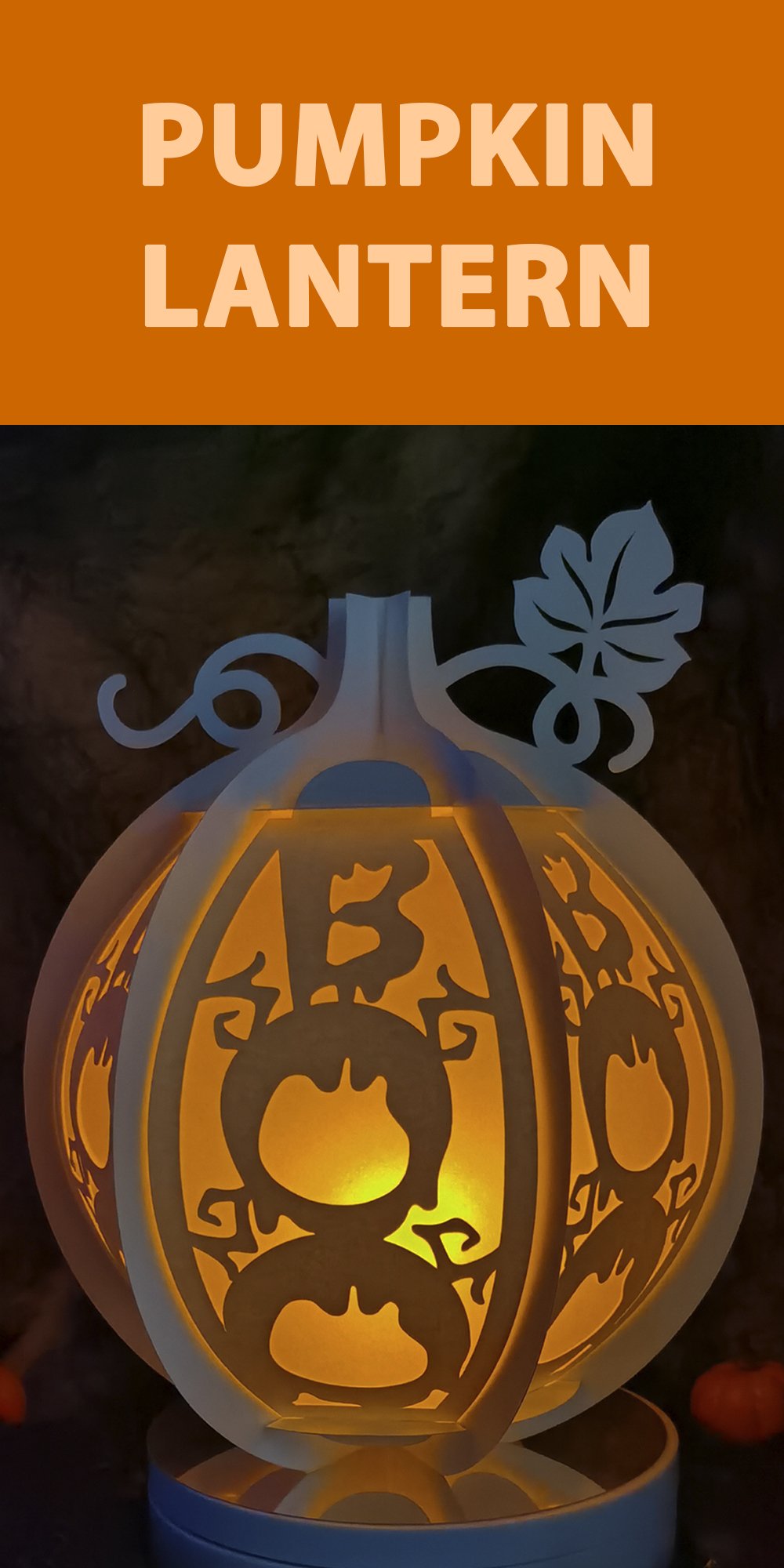 Pumpkin lantern | Halloween paper lantern