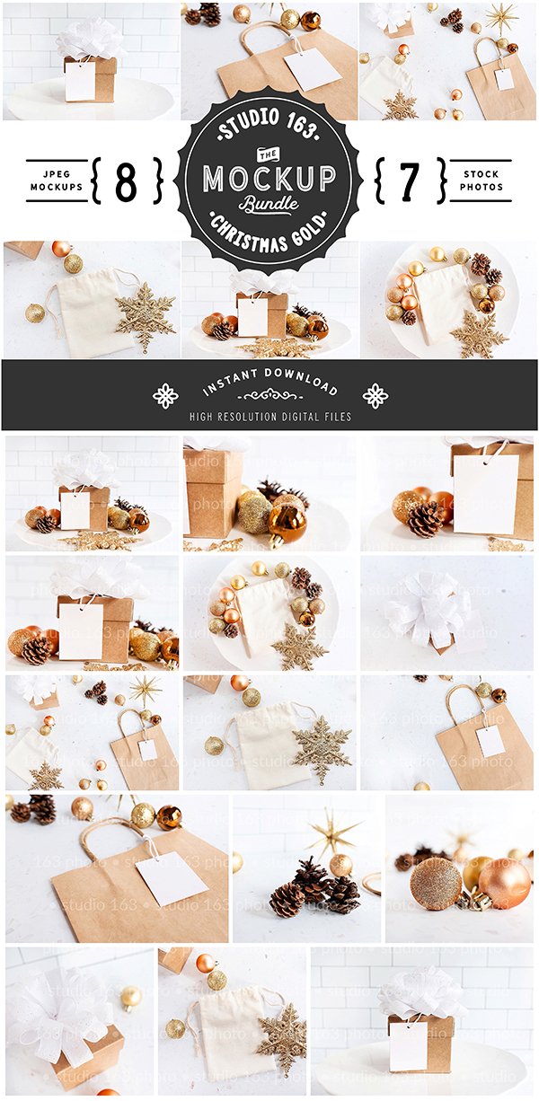 christmas mockup bundle