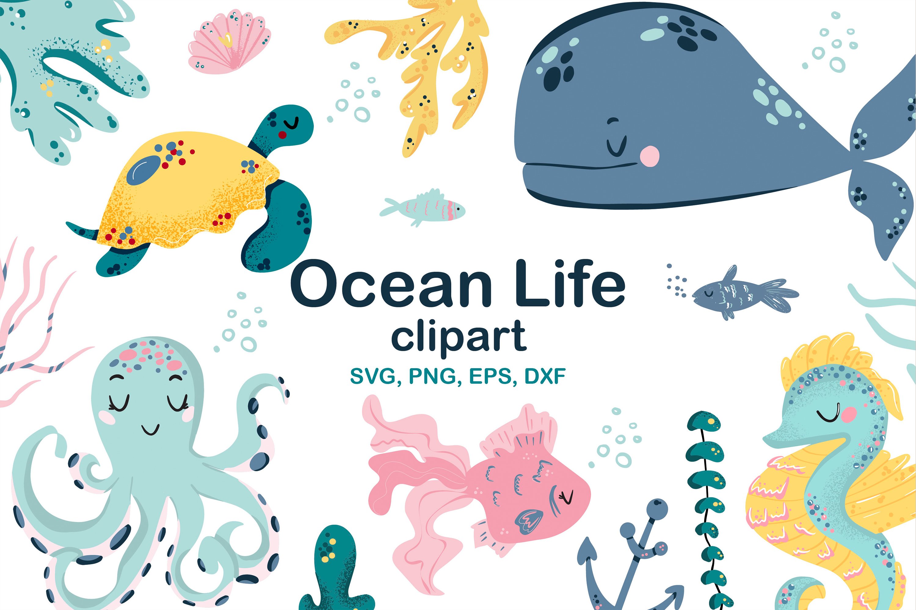 Ocean Life Clipart (750495)