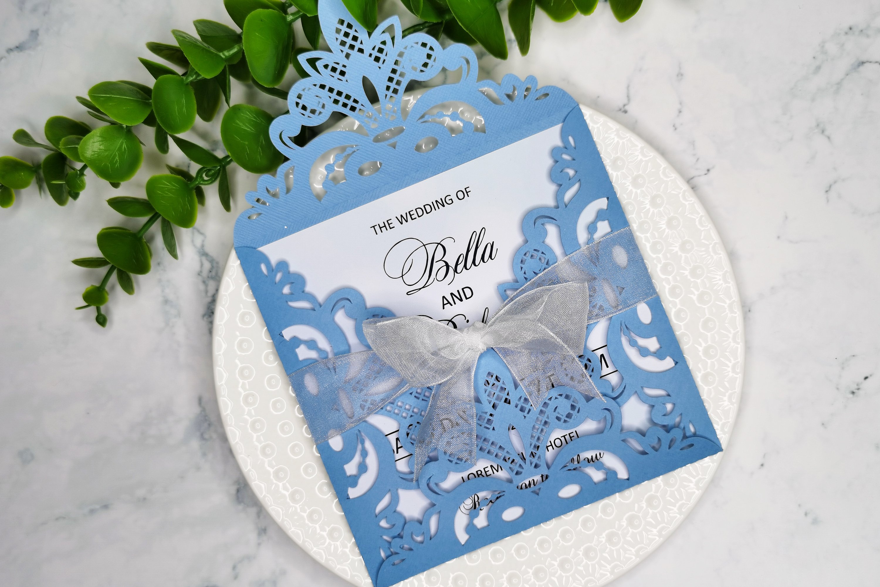 Lace wedding invitation svg, Cricut invitation template