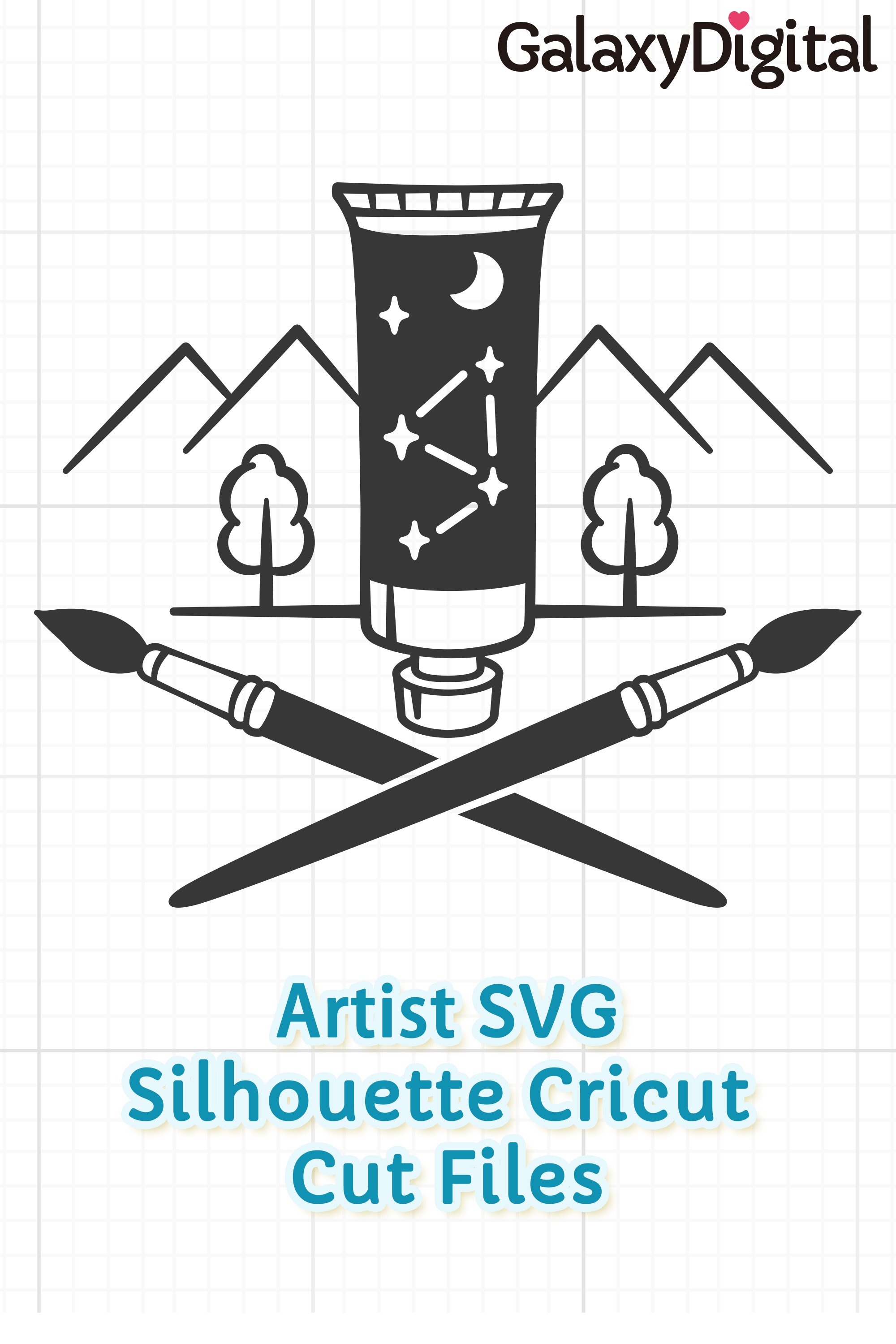 Artist SVG, Painting SVG, Drawing SVG