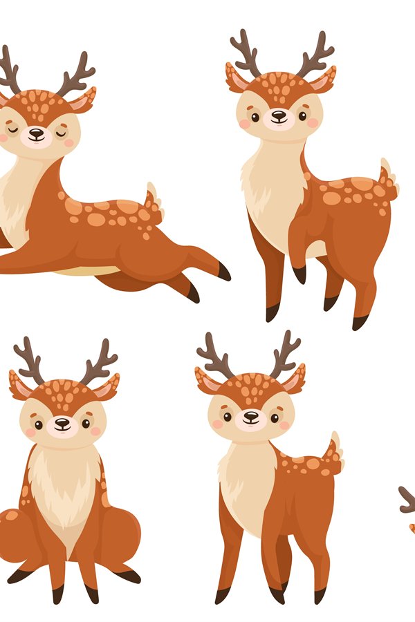 Scary Deer Cartoon