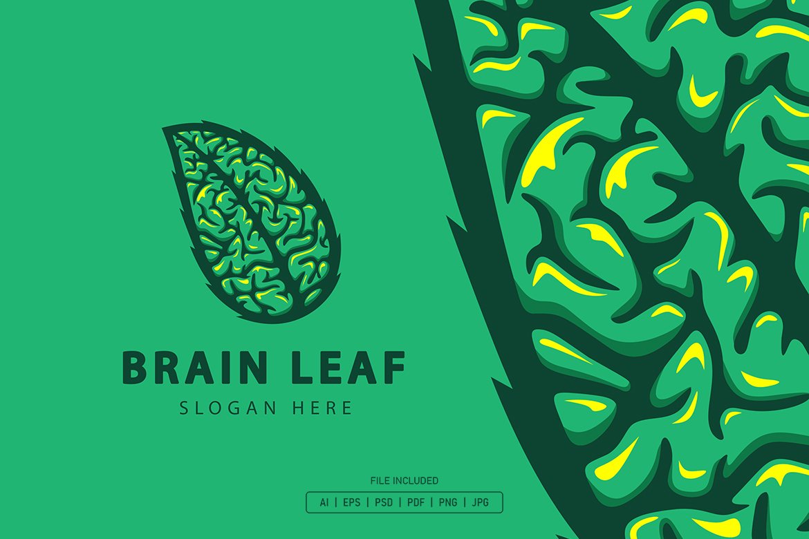 leaf brand mascot logo