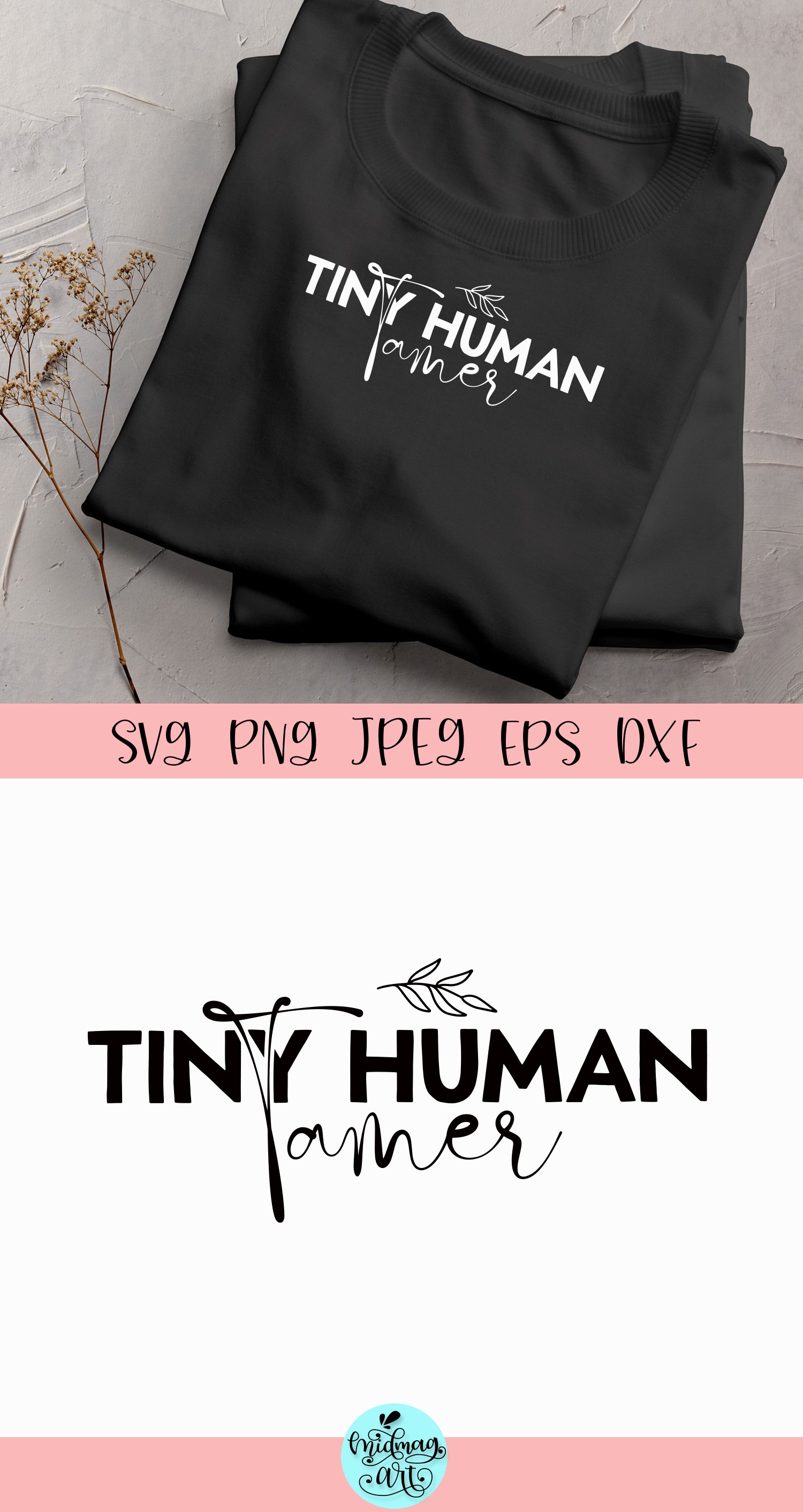 Tiny humans tamer svg, mom svg