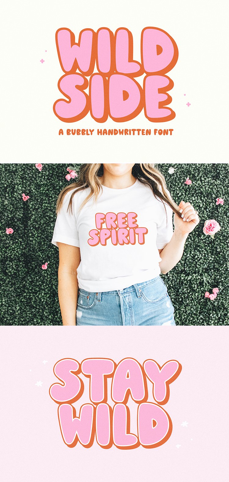Wildside - A Bubbly Handwritten font