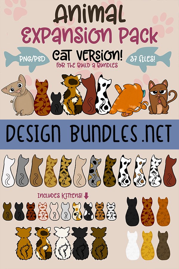 Cat Expansion Pack| Expansion Pack for Build a Bundles