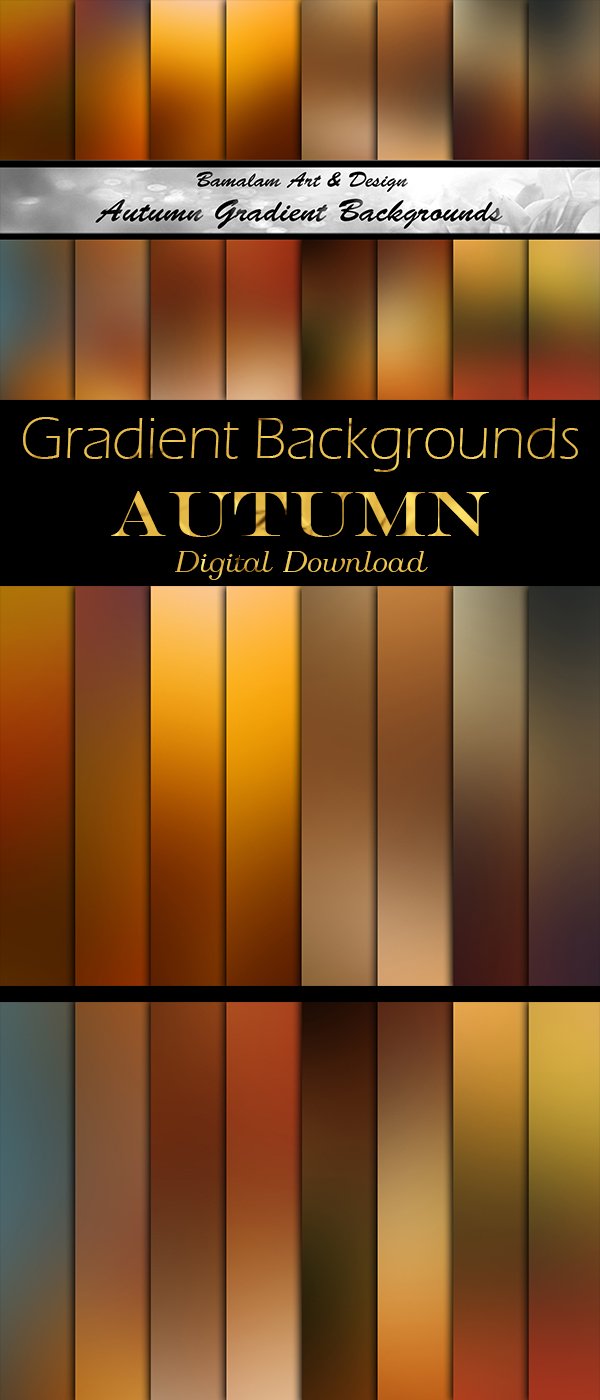 Autumn Gradient Backgrounds