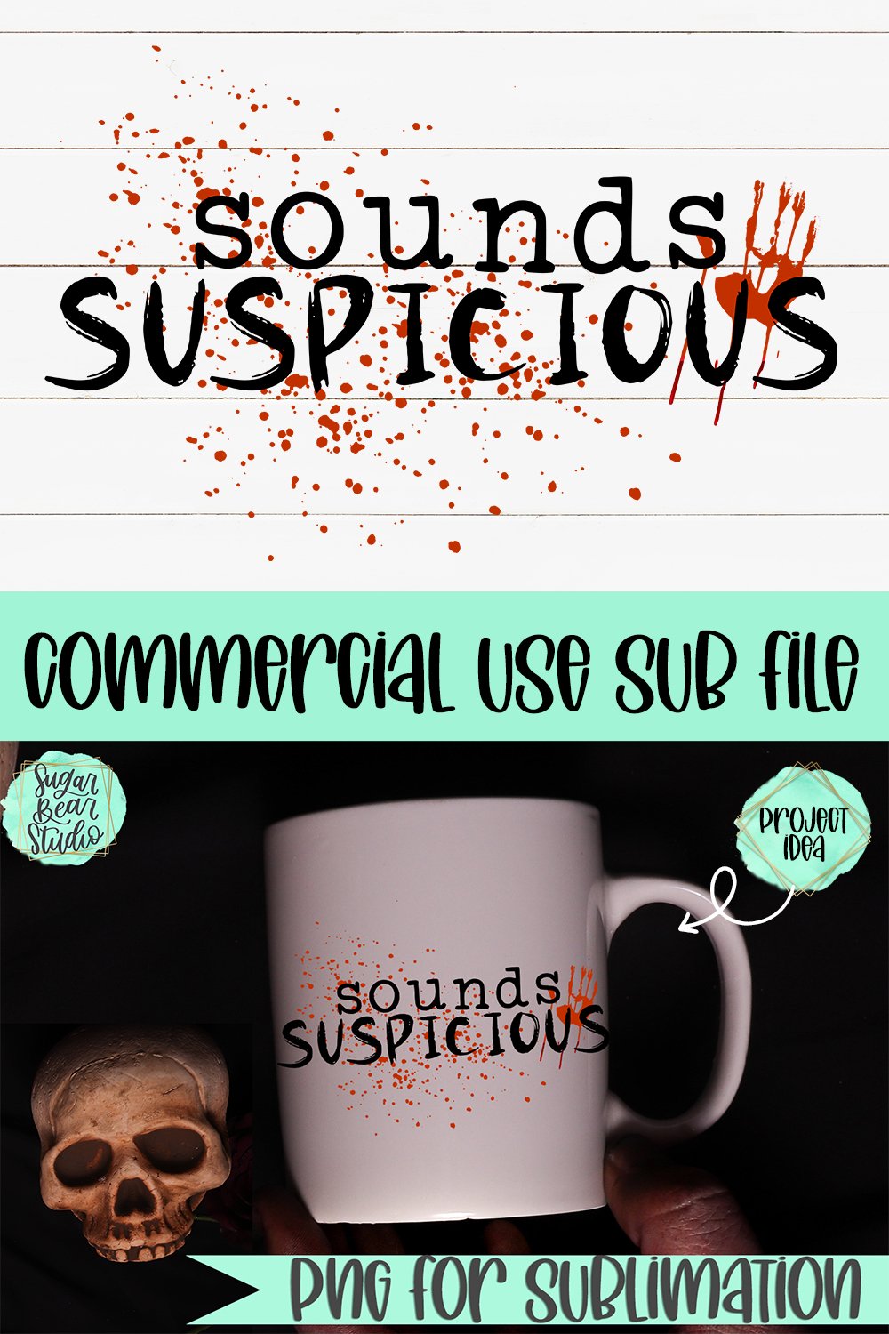 Sounds Suspicious | A Crime PNG