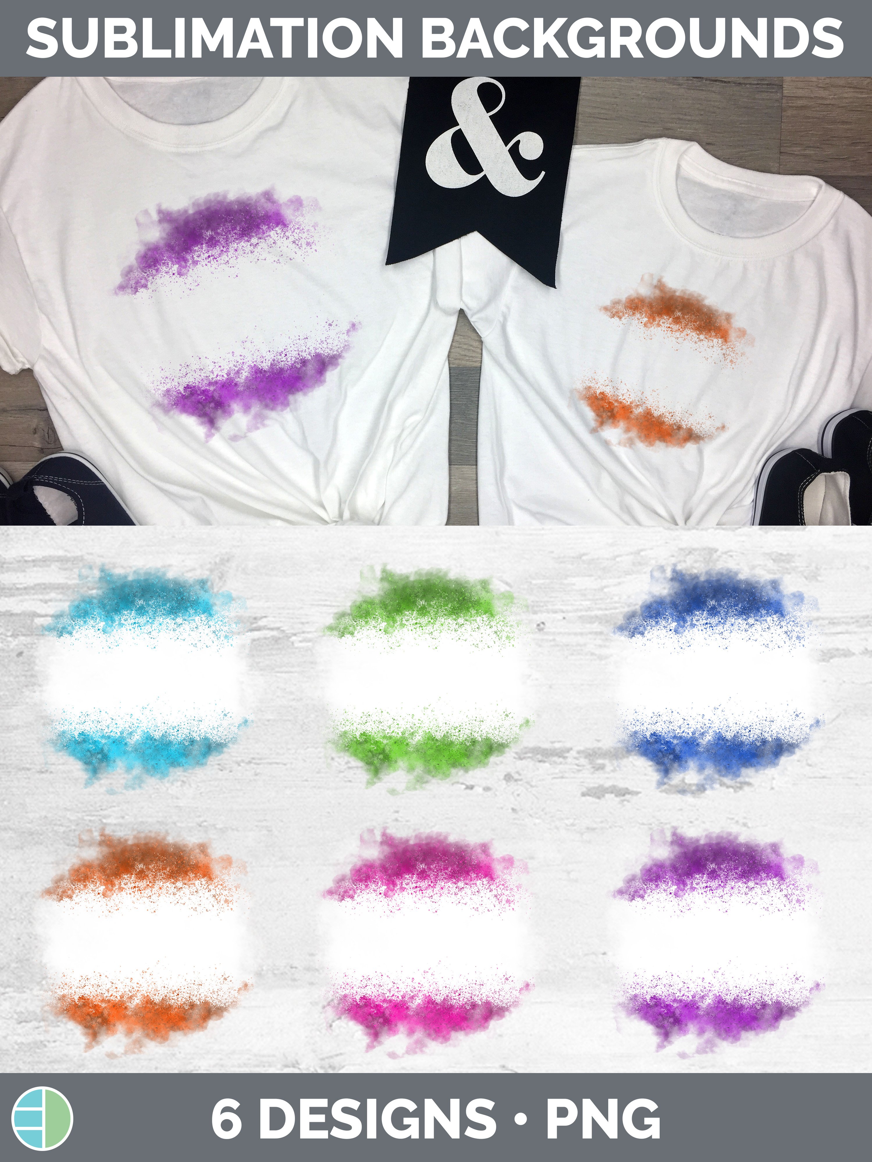 Bright Background | Grunge Sublimation Designs