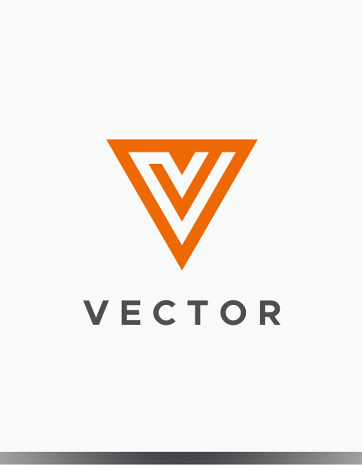 Letter V Triangle vector logo design template (3620141)
