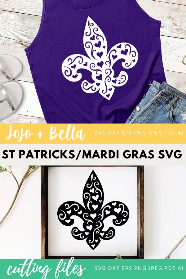 Fleur De Lis Svg | Mardi Gras Svg | Fat Tuesday Svg
