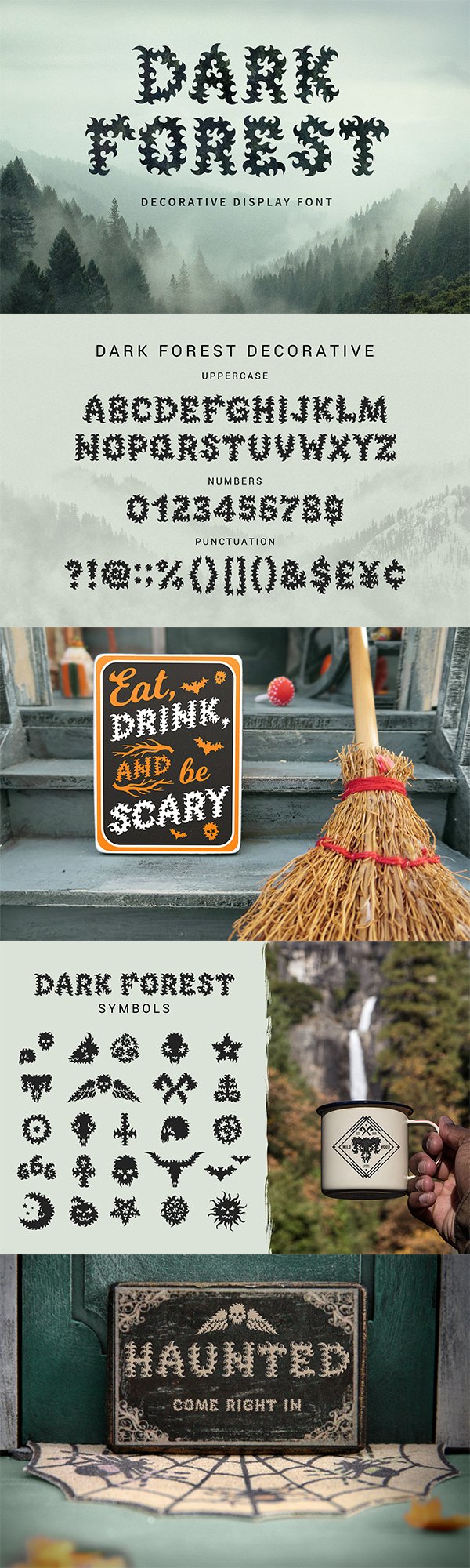 Dark Forest - Decorative Display Font