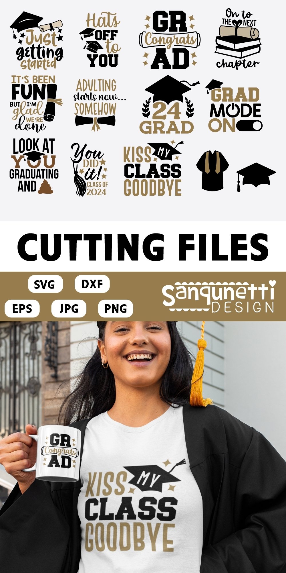 Graduation SVG Bundle | Class of 2024