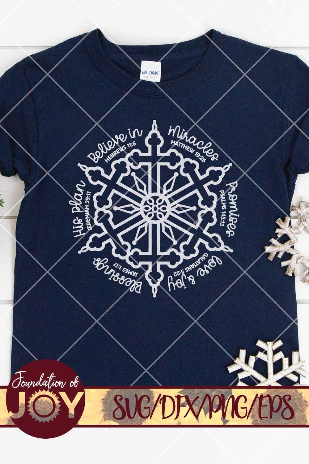 Snowflake svg, Faith, Believe svg, Bible verse svg