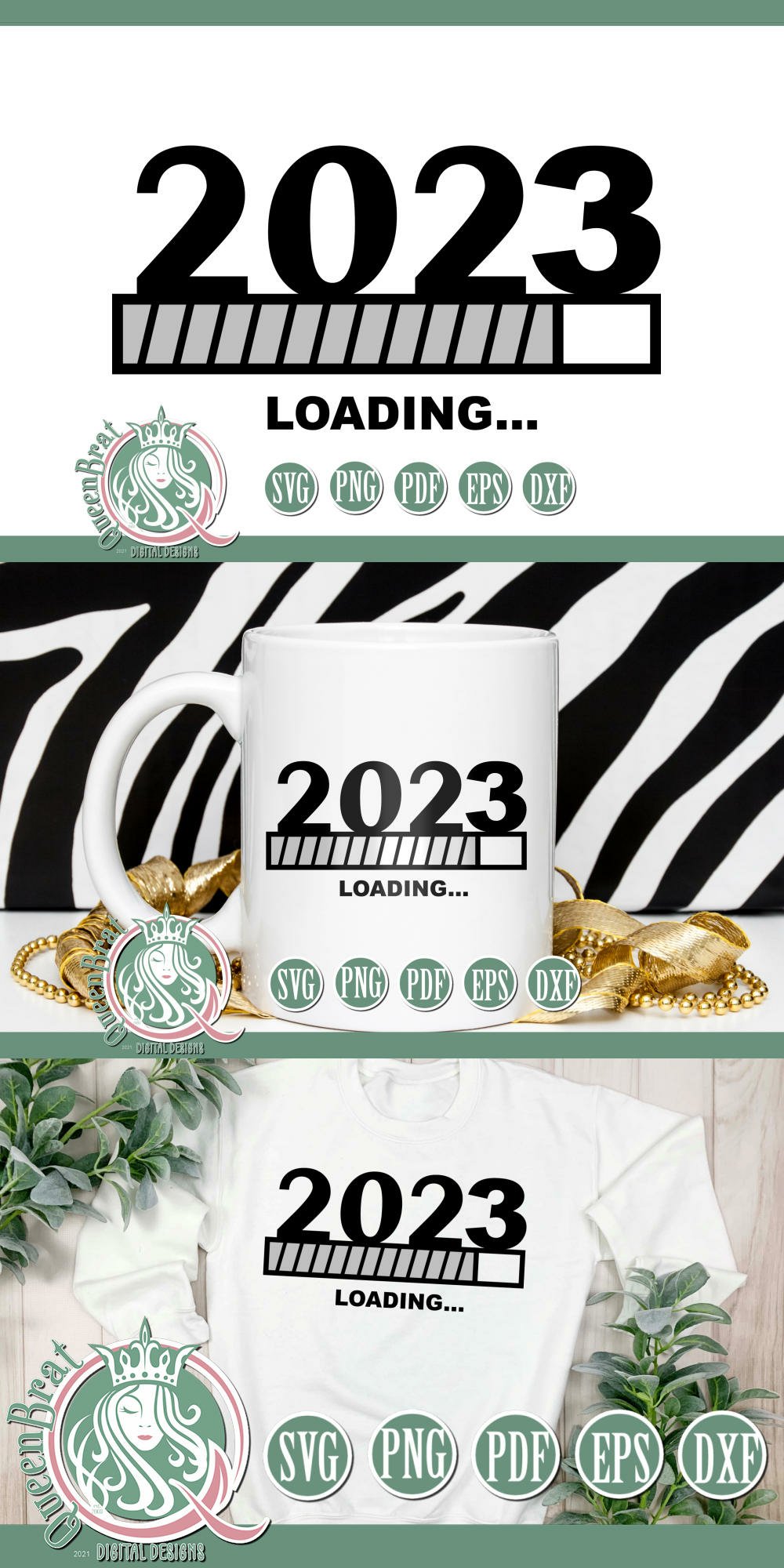2023 Loading New Years SVG