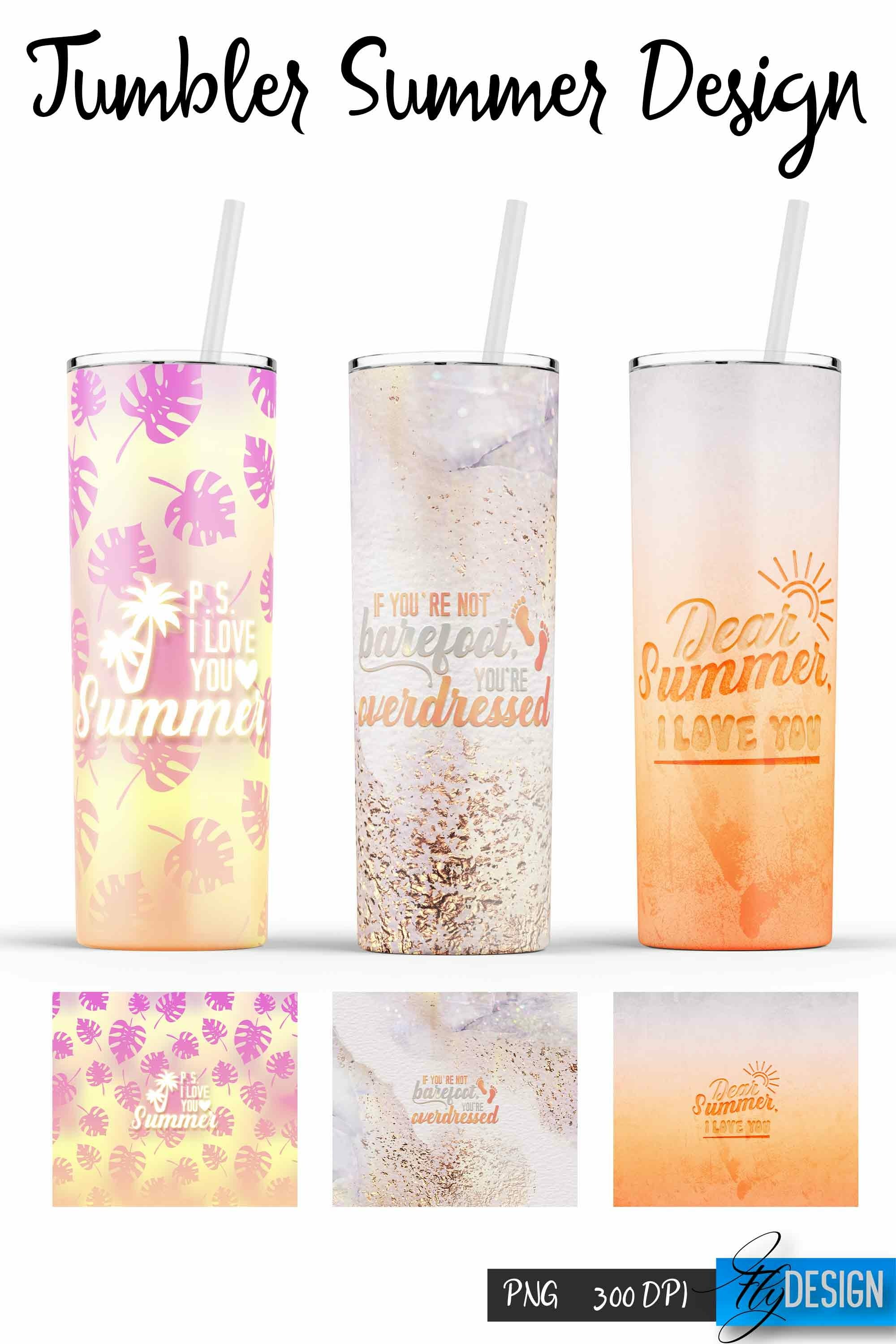 Summer Tumblers Design | 20oz Tumbler Wrap (3102299)