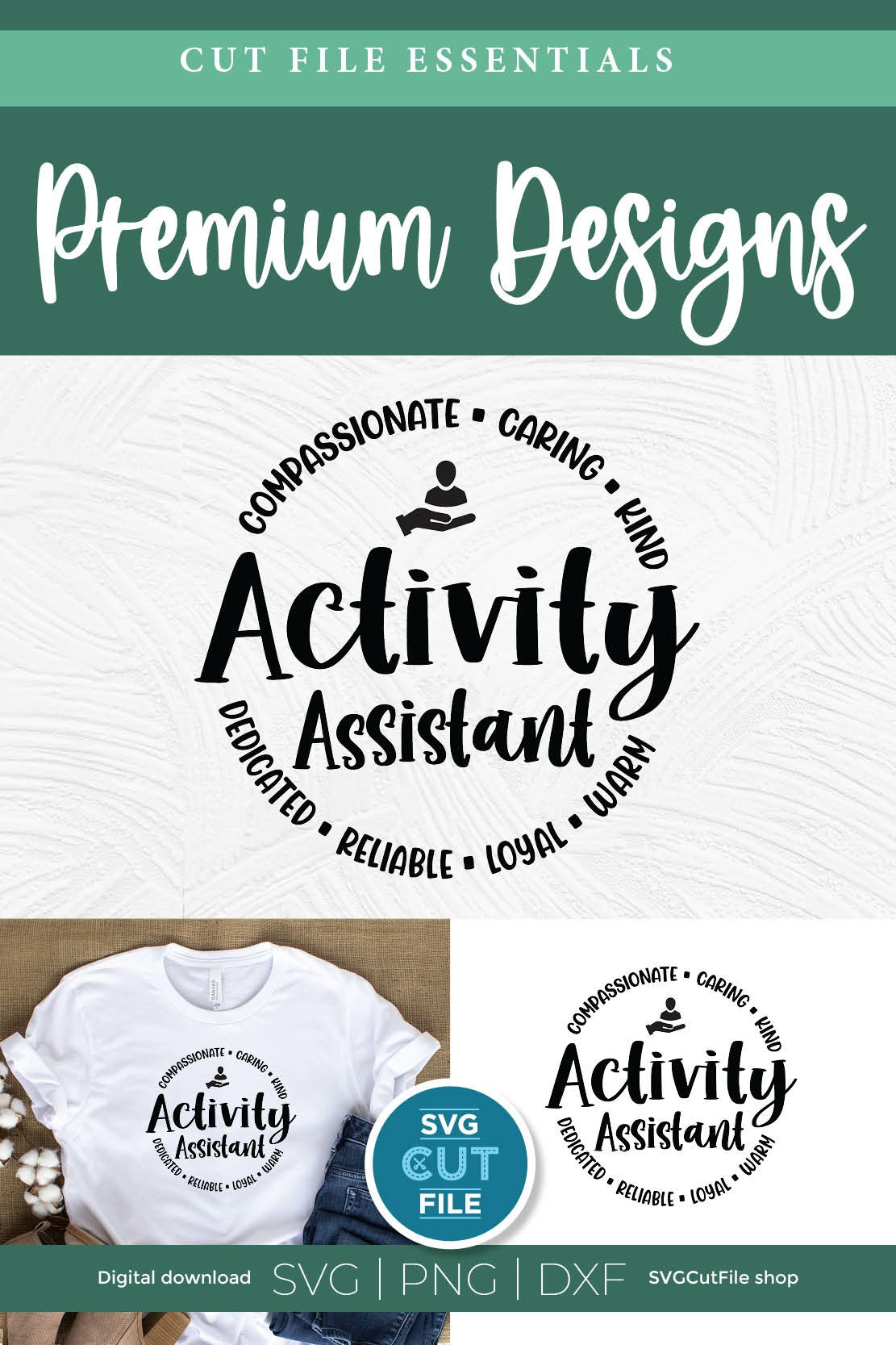 Activity Assistant svg, activities professional appreciation