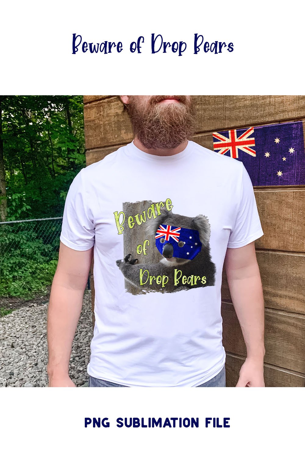 Beware of Drop Bears | Funny Australian Design