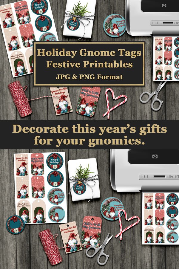 Printable Christmas Gnome Designs