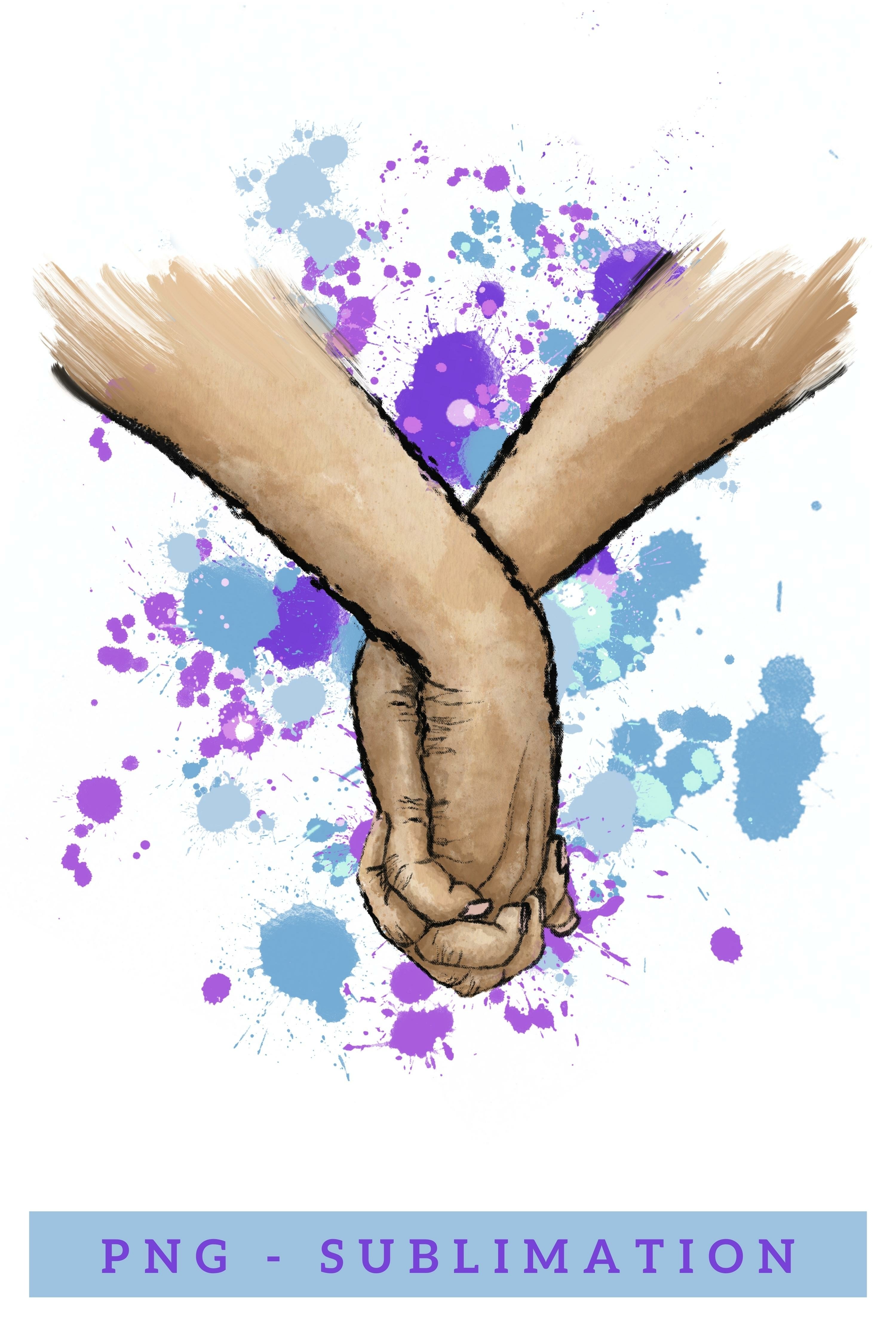 Lovers Hand in Hand Png Files