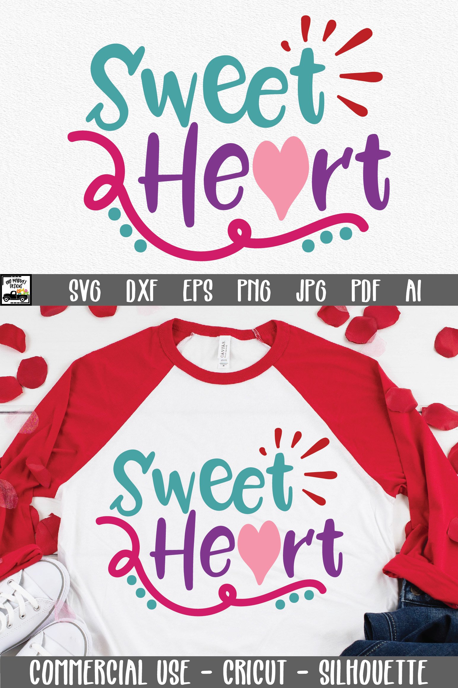 Sweet Heart SVG File - Valentine SVG File